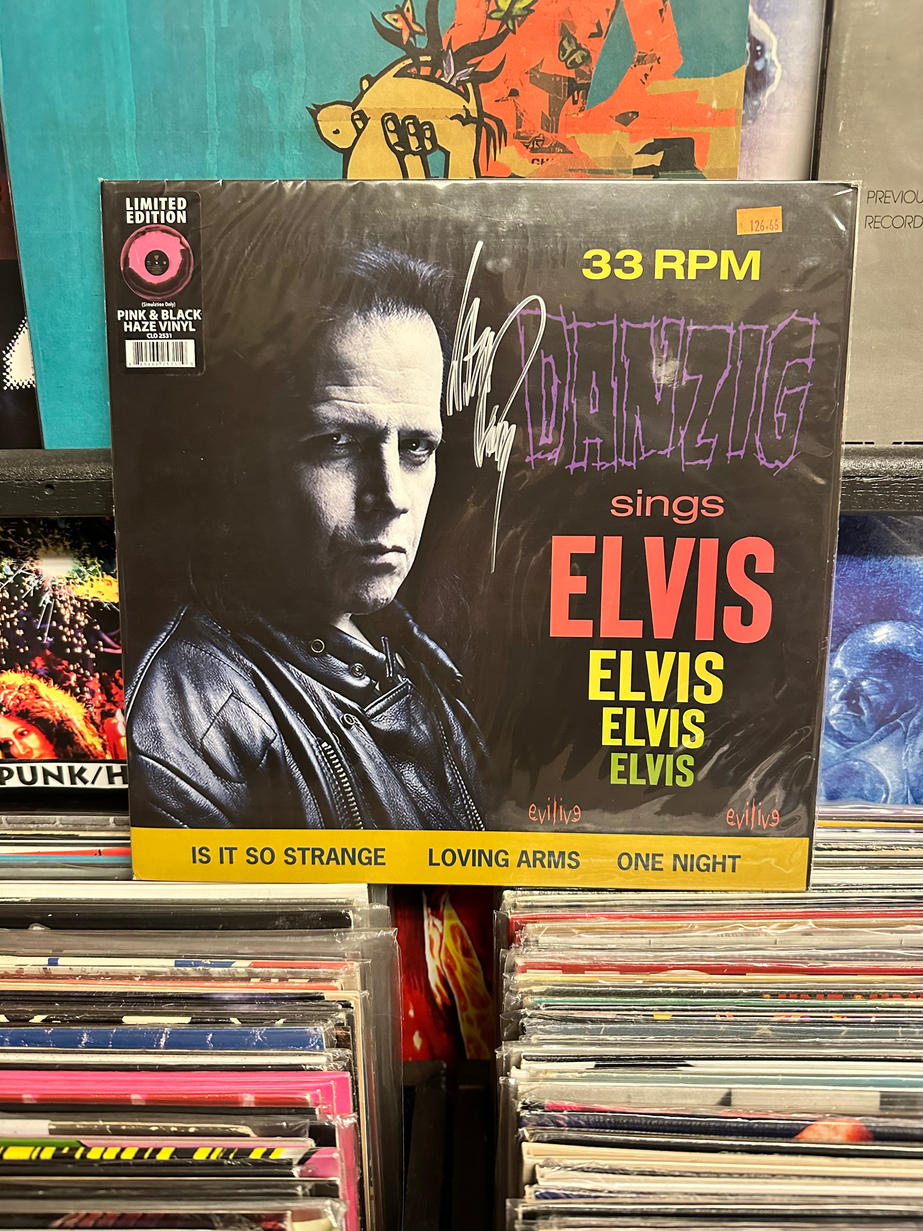 Danzig Sings Elvis LP Signed – The Record Space