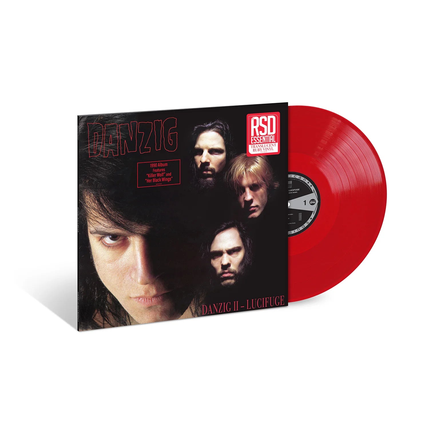 PRE-ORDER: Danzig II Lucifuge LP Ruby Red Color Vinyl RSD Essentials E ...