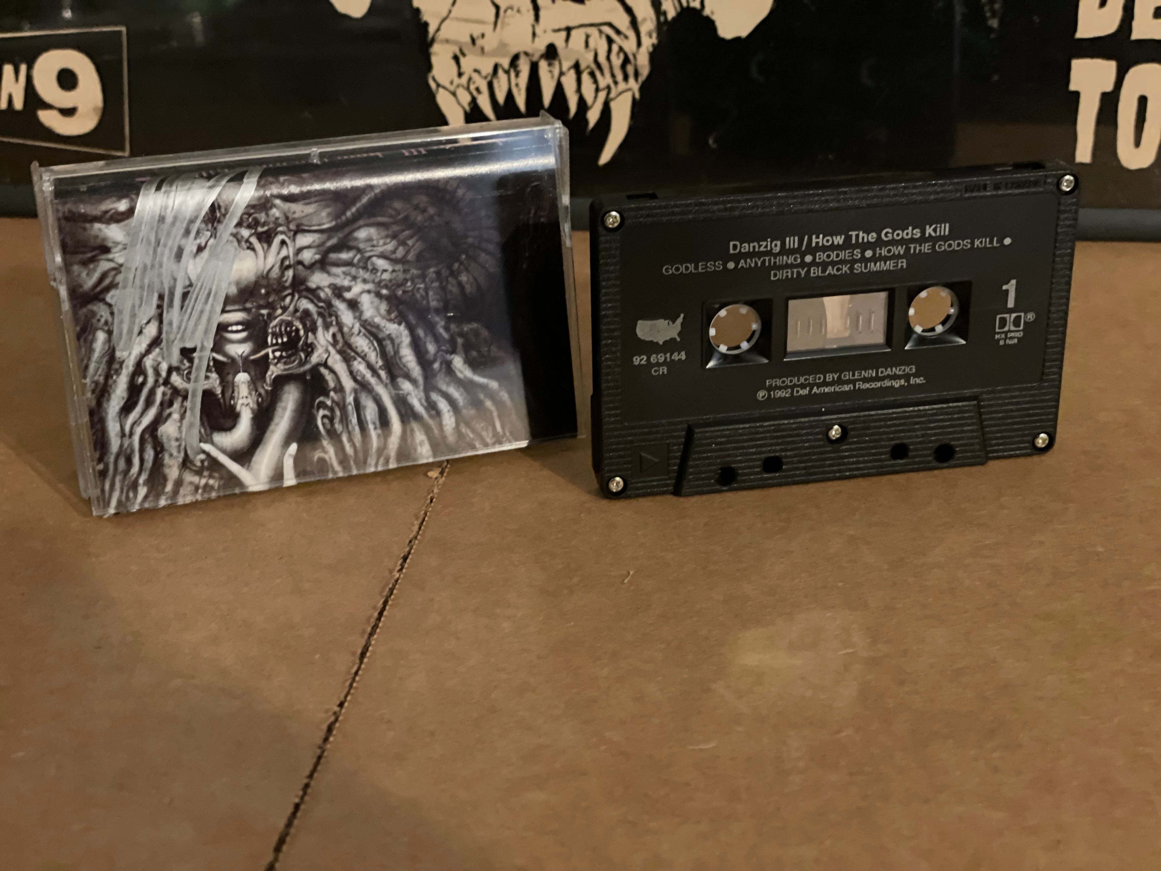 Danzig III How The Gods Kill Cassette 1992 Def American Canada Signed ...